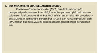 Sistem bus komputer | PPTX