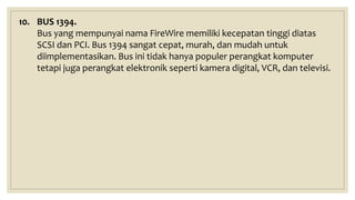 Sistem bus komputer | PPTX