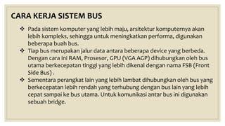 Sistem bus komputer | PPTX