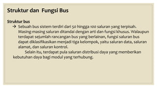 Sistem bus komputer | PPTX