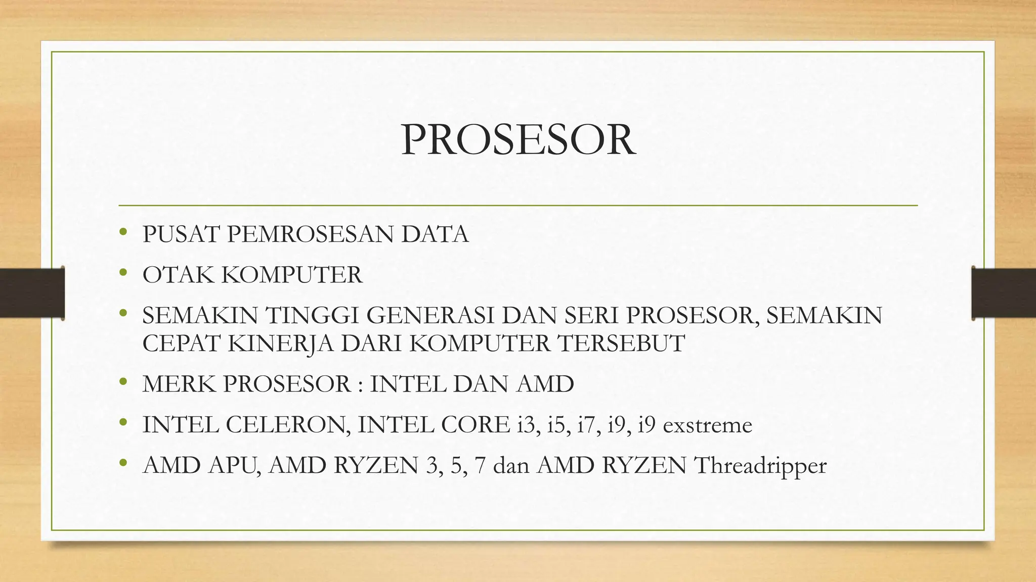 SISTEM COMPUTER - hardware dan software di dalam komputer | PPT