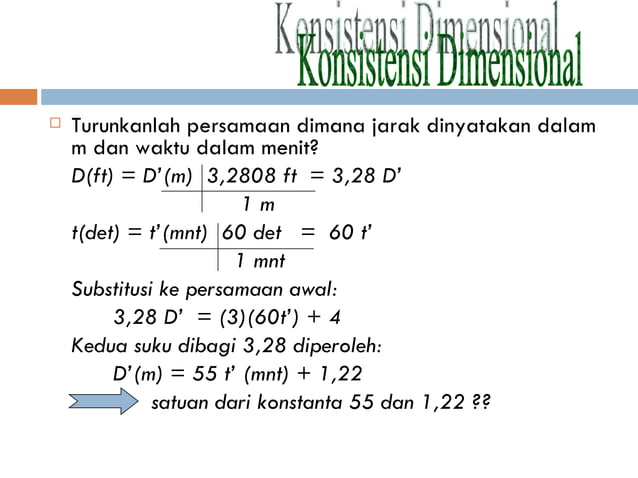 Sistem dan dimensi | PPT