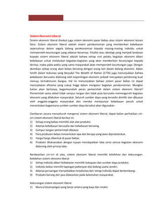 Sistem dan pelaku ekonomi | PDF