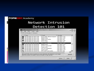 Sistem deteksi intrusion berbasis jaringan | PPT