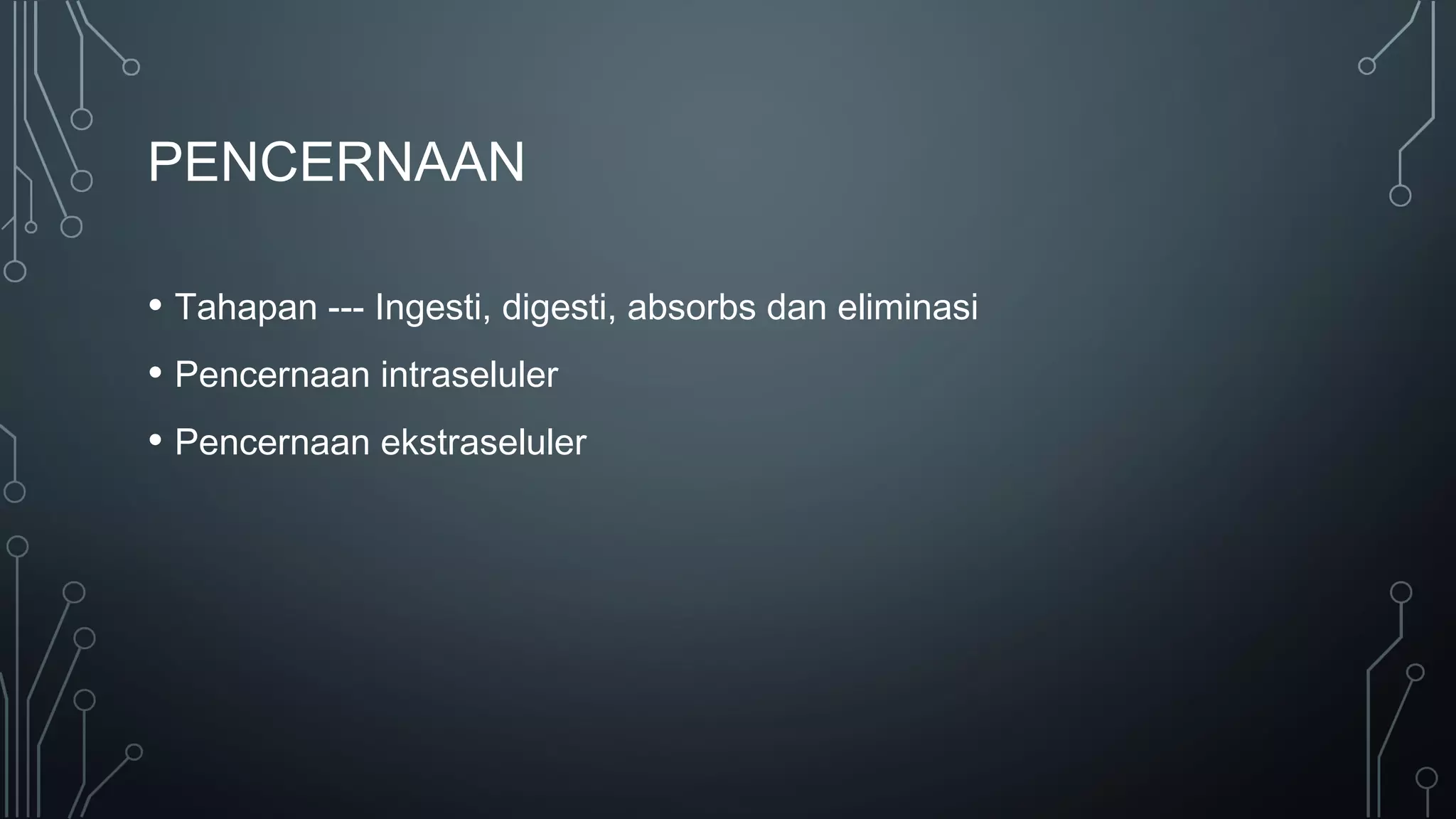 Sistem digesti hewan | PPT