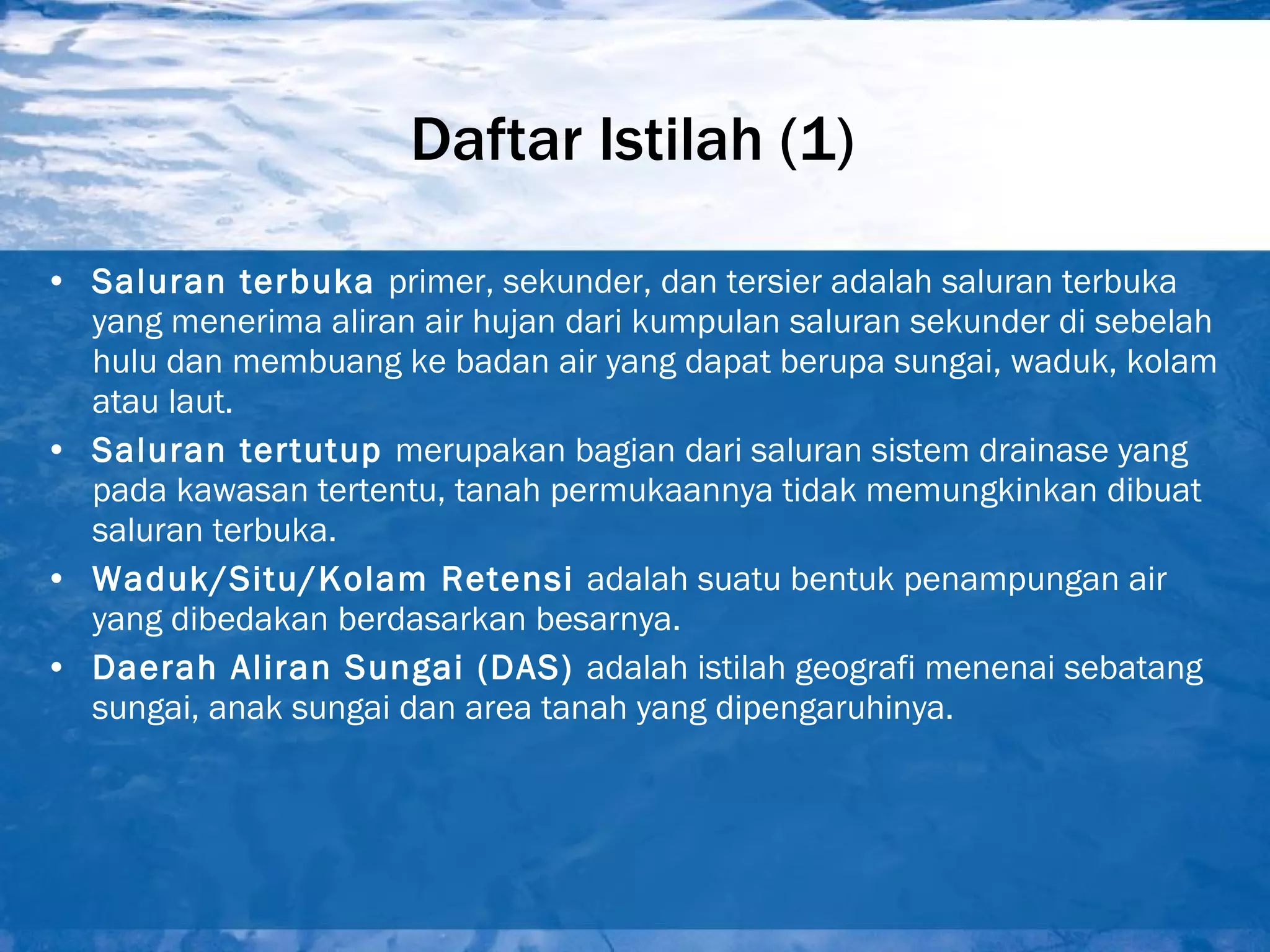 Sistem Drainase Kota | PPT