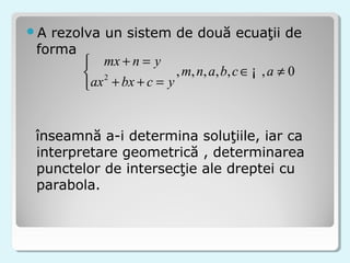 Sisteme de ecuatii | PPT