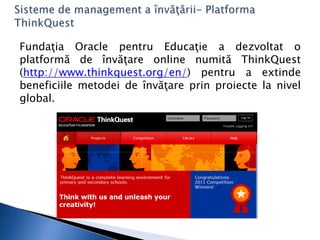 Sisteme de management a invatarii | PPT