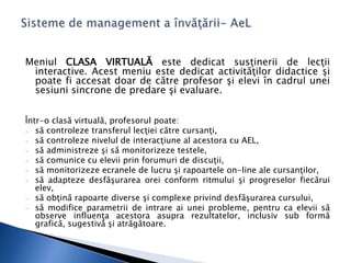 Sisteme de management a invatarii | PPT