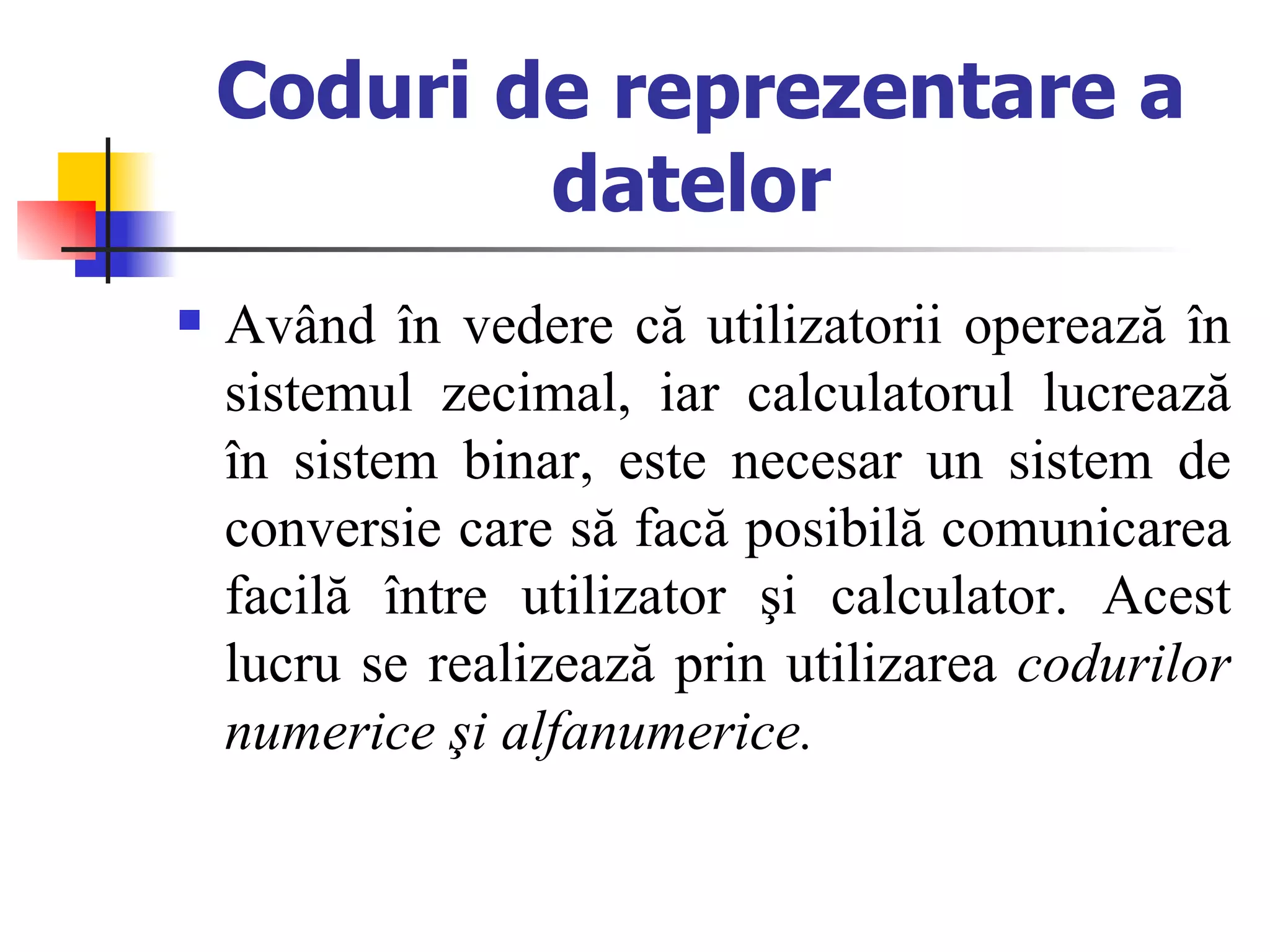 Sisteme de numeratie calculatoare | PPT