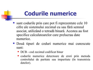 Sisteme de numeratie calculatoare | PPT