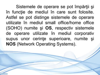 Sisteme de operare | PPTX