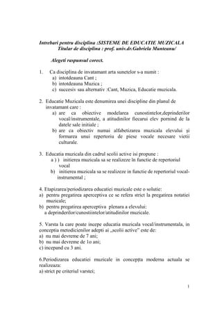 Sisteme educationale | PDF