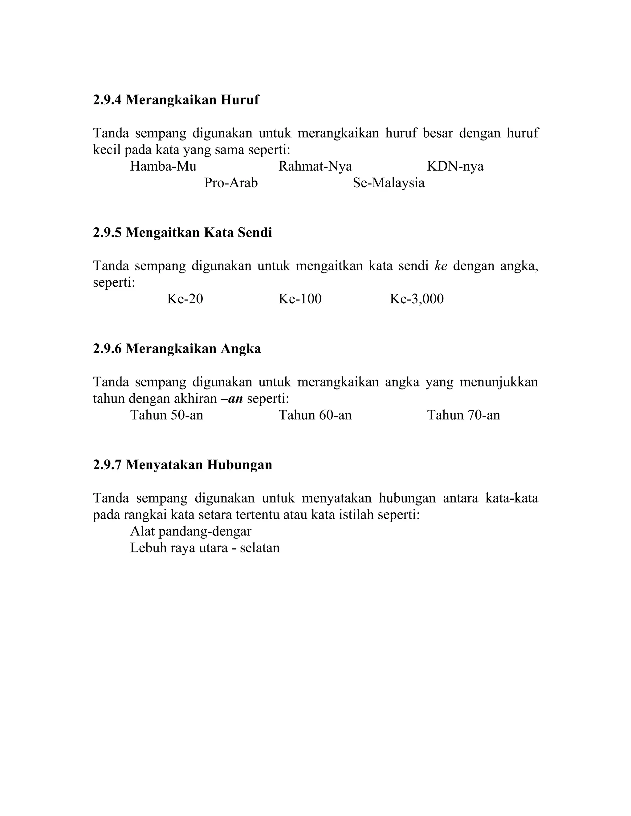 Sistem ejaan bahasa melayu | DOC