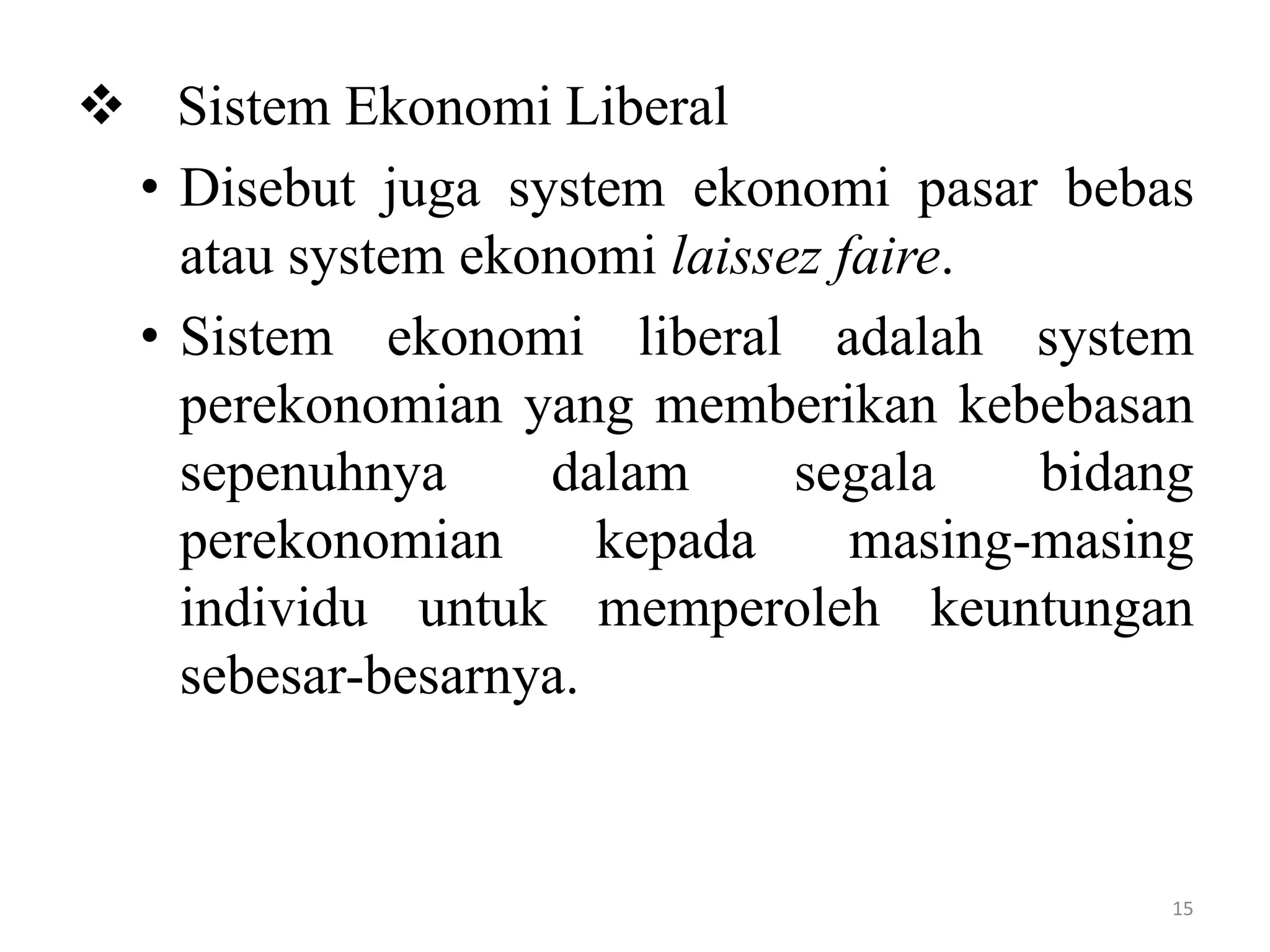 Sistem Ekonomi | PPTX