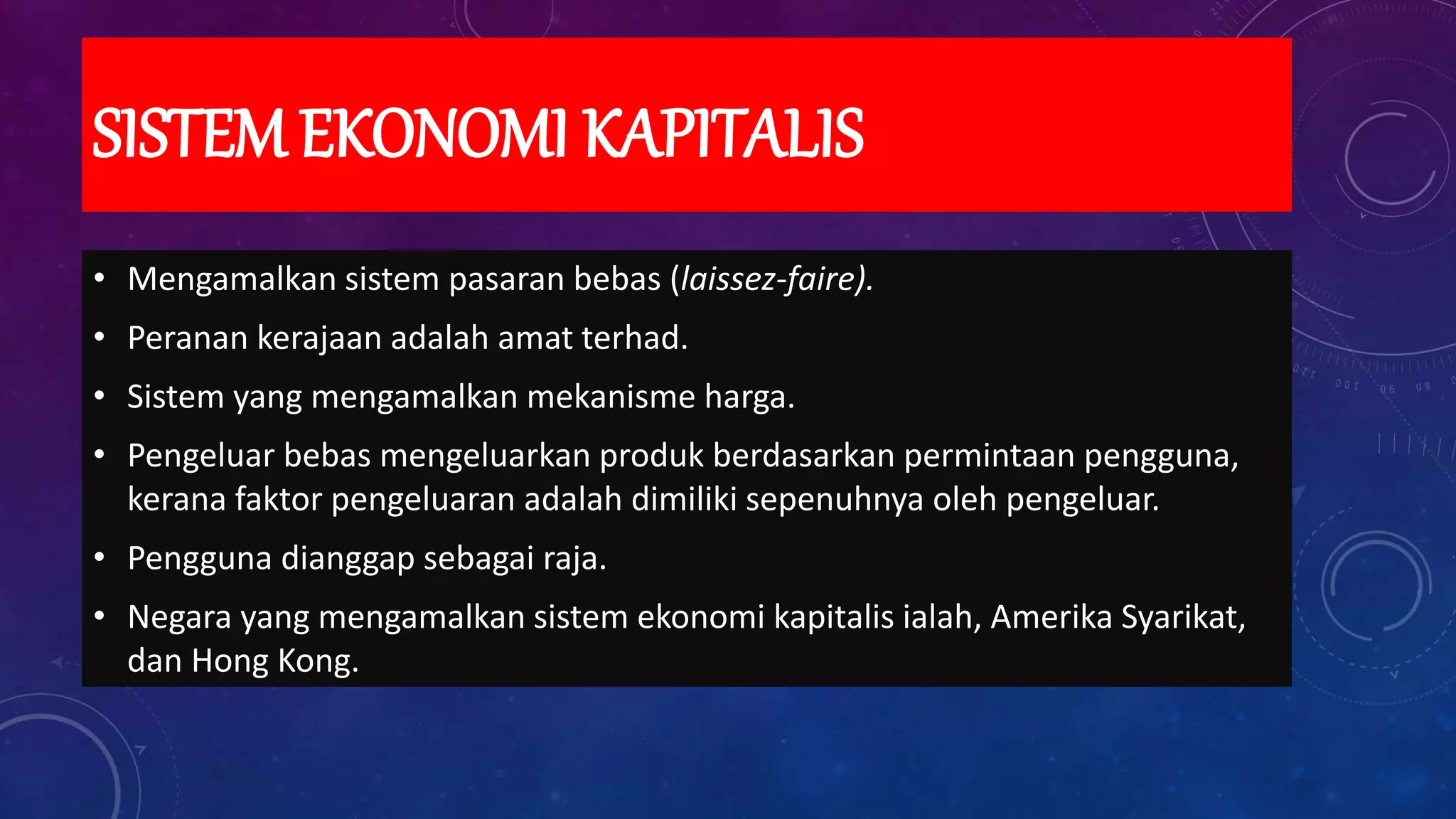 Sistem ekonomi kapitalis | PPTX