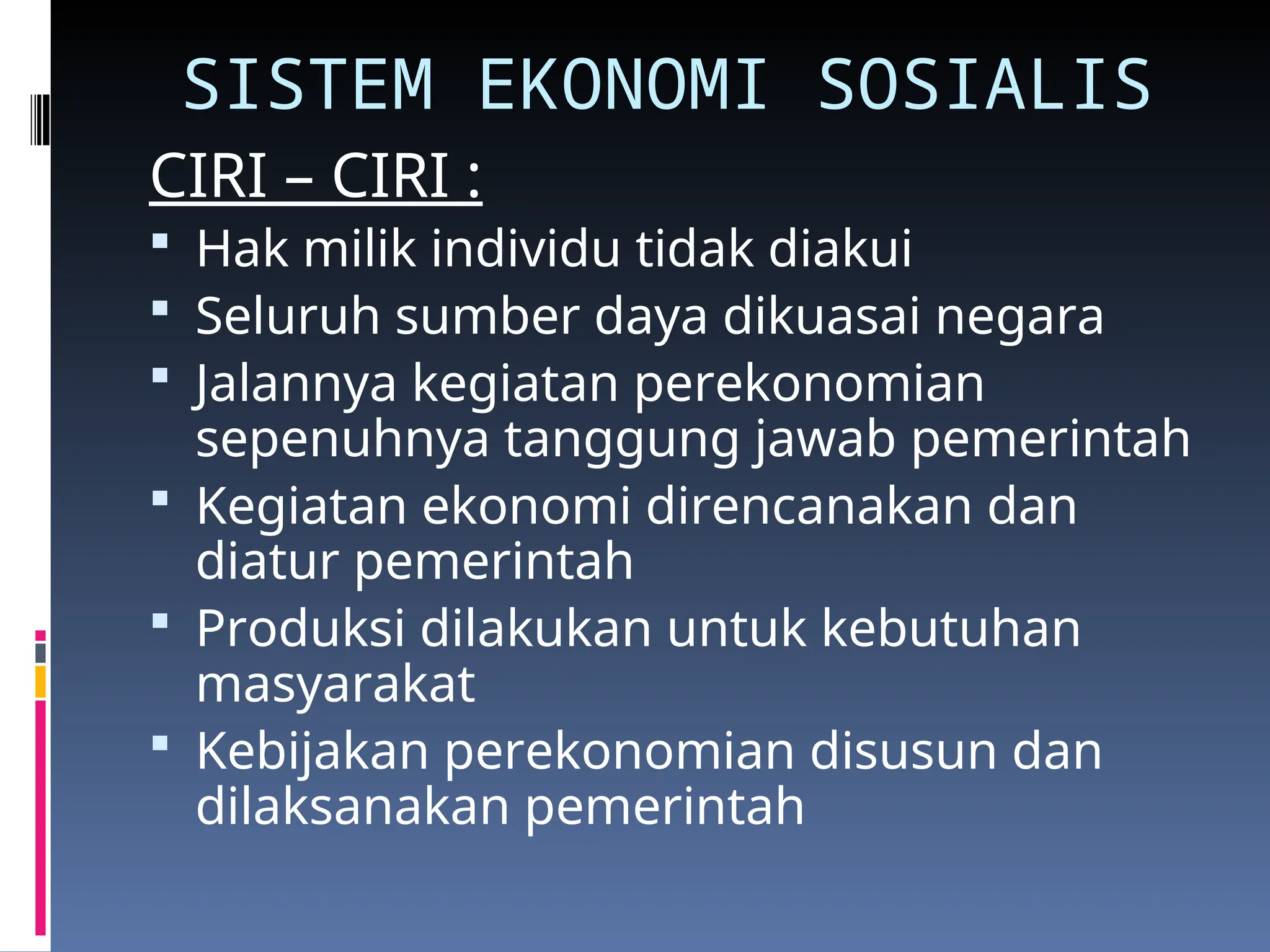 SISTEM EKONOMIdi indoensia part 1 dan.ppt