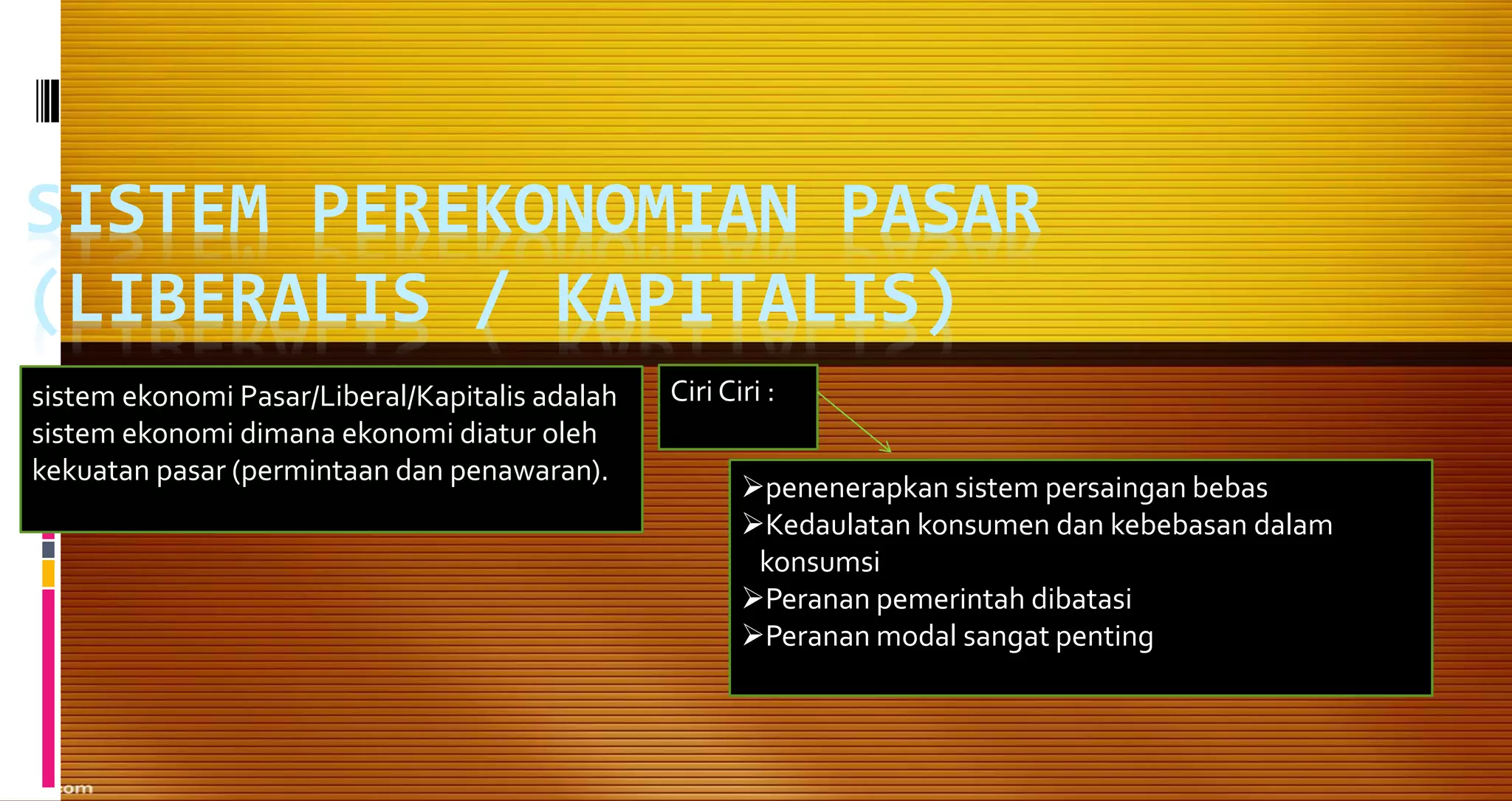 Sistem ekonomi indonesia | PPTX