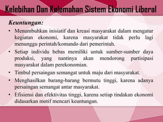 Sistem ekonomi liberal | PPTX