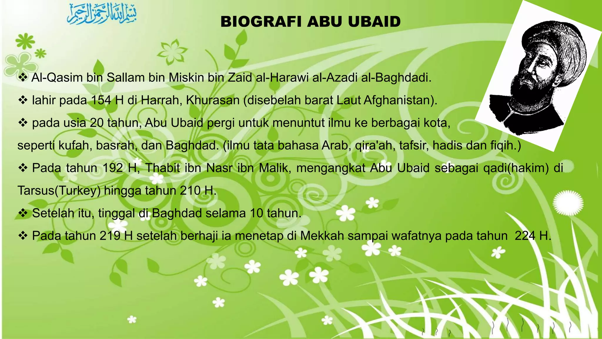 Sistem ekonomi menurut Abu Ubaid | PPT