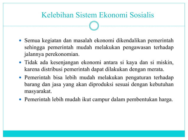Sistem Ekonomi Topik 3 Mata Kuliah Manajemen Ppt 