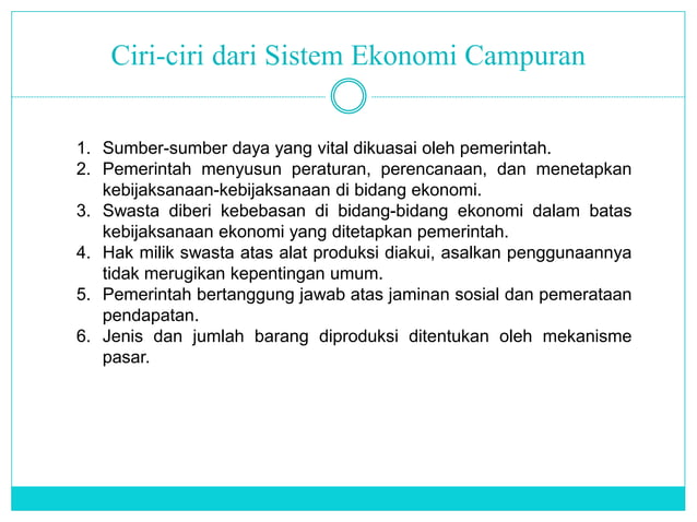 Sistem Ekonomi Topik 3 Mata Kuliah Manajemen Ppt 