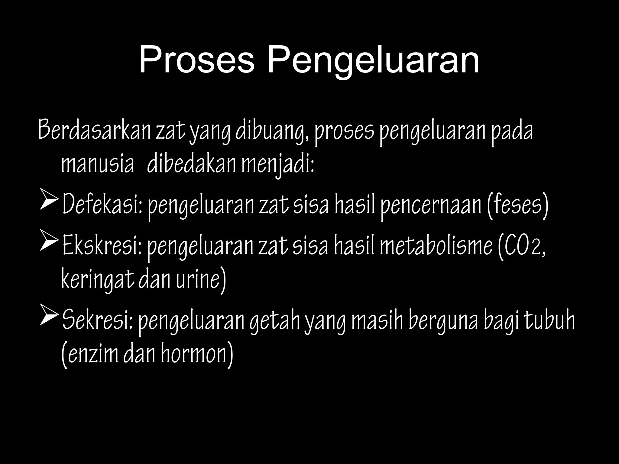 SISTEM EKSKRESI PADA MANUSIA (KELAS 11) | PPT