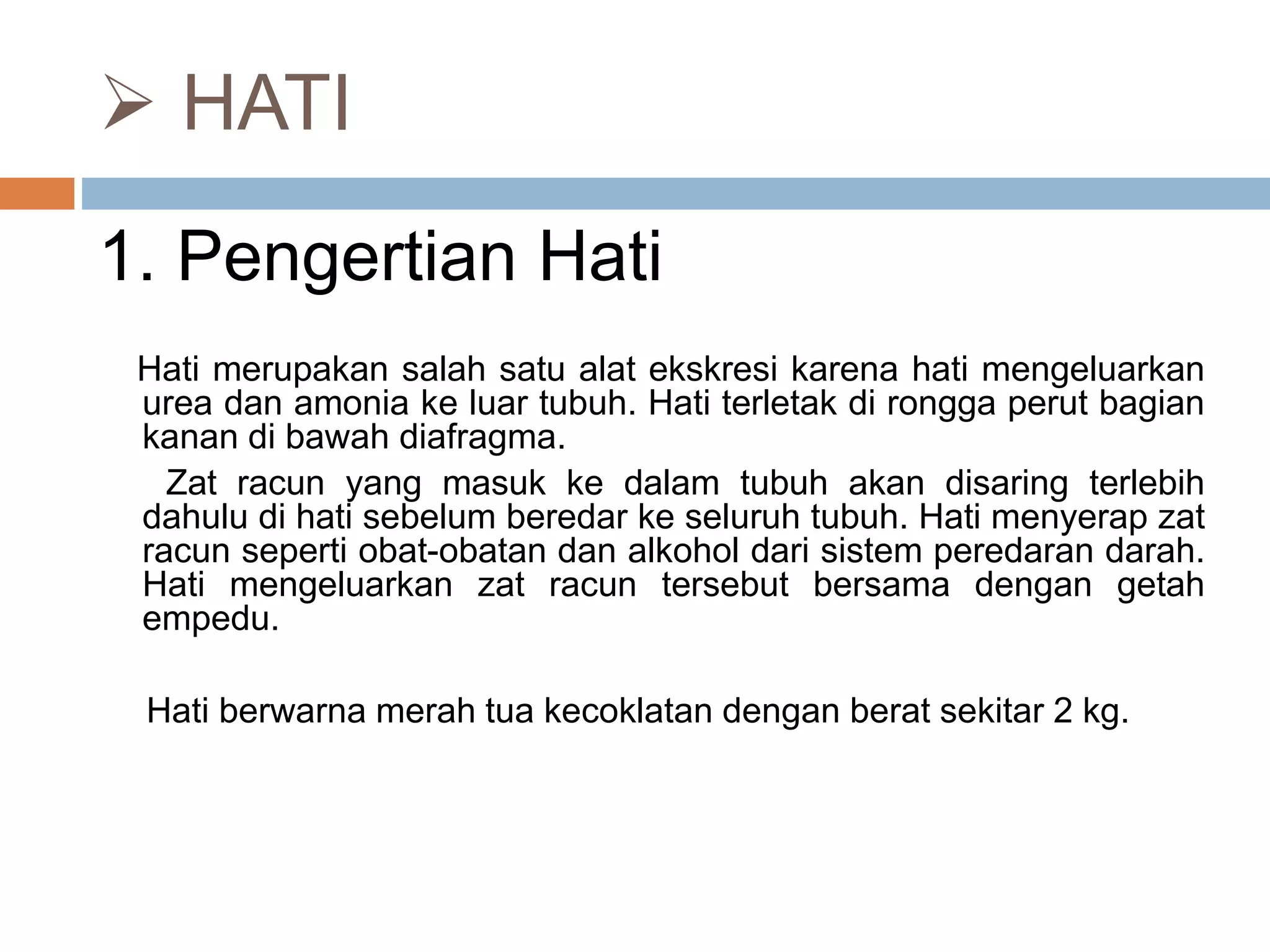 Sistem ekskresi hati | PPTX