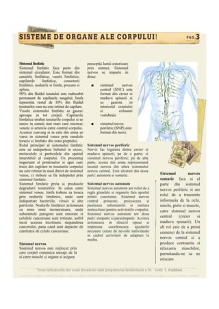 Sistemele organelor-corpului | PDF