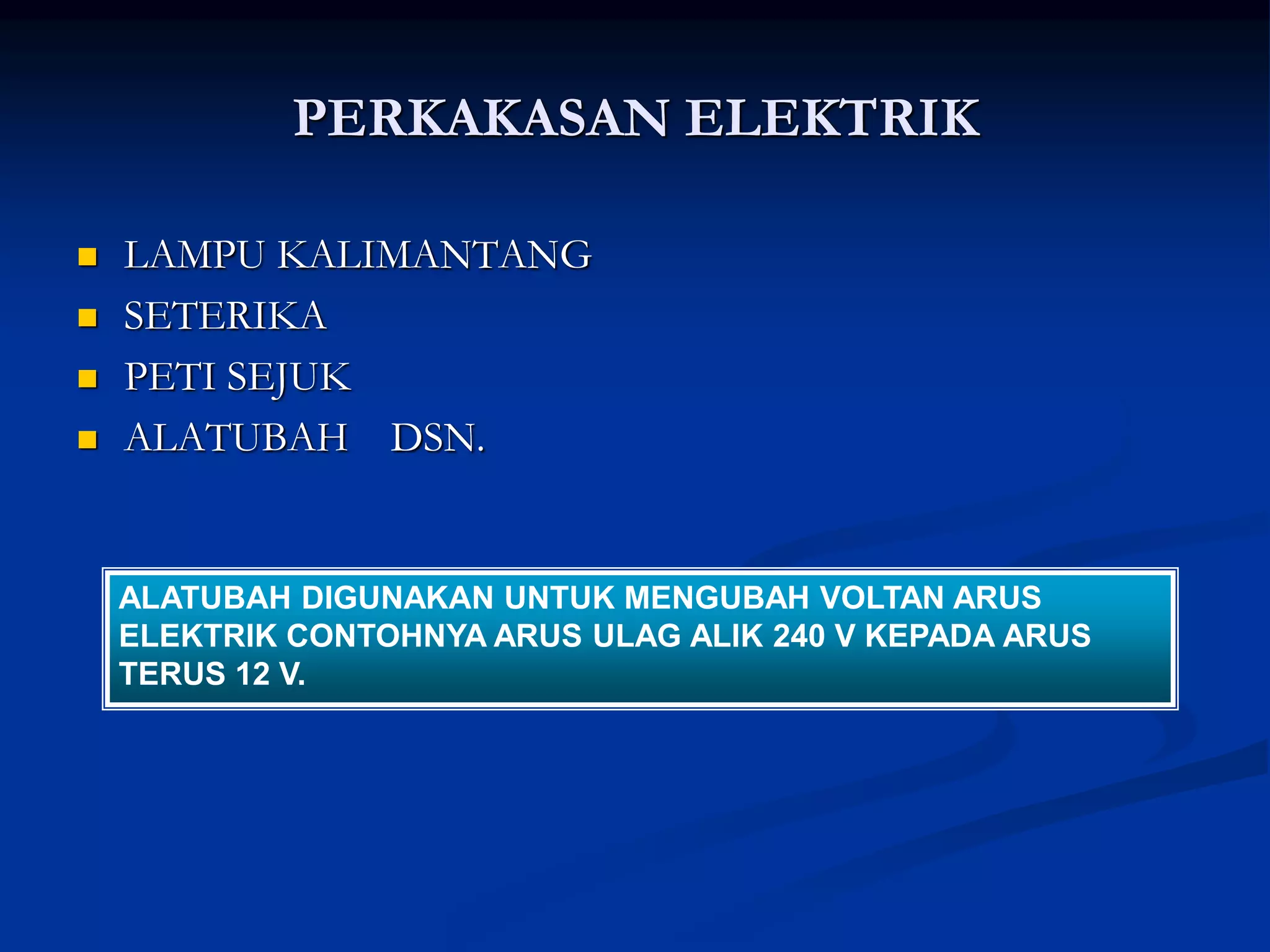 Sistem elektrik | PPTX