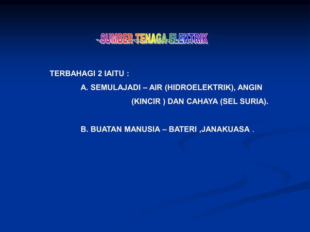 Sistem elektrik | PPTX