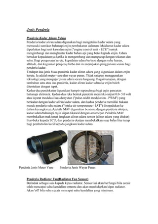 Sistem elektronik kenderaan | DOCX