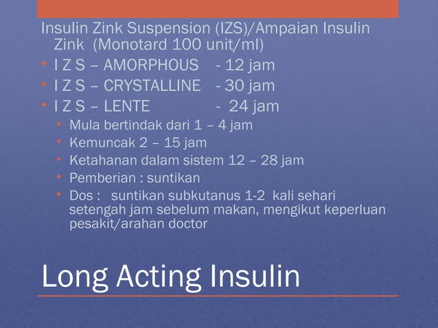 SISTEM ENDOKRINA - Terapi Insulin | PPT