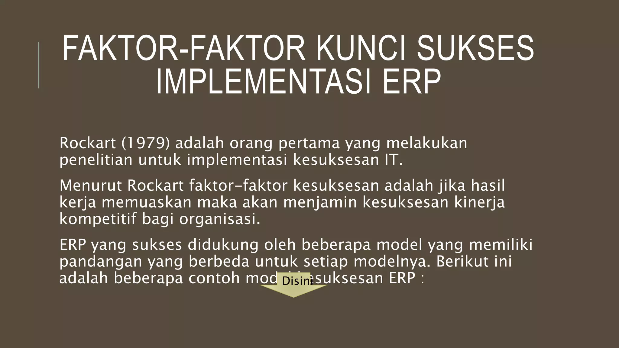 ERP proprietary dan open source | PPTX