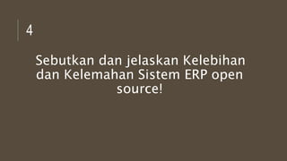 ERP proprietary dan open source | PPTX