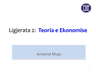 Armend Muja: Sistemet Ekonomike | PPTX