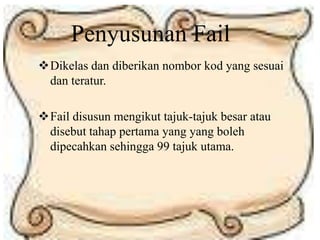 Sistem fail dan surat menyurat waj3108 | PPTX