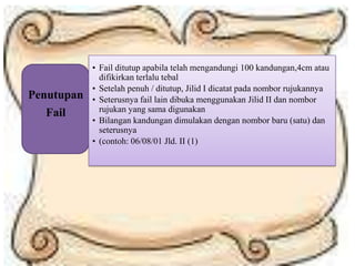 Sistem fail dan surat menyurat waj3108 | PPT