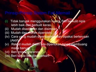 Sistem fail prasekolah (penerangan kandungan) | PPT