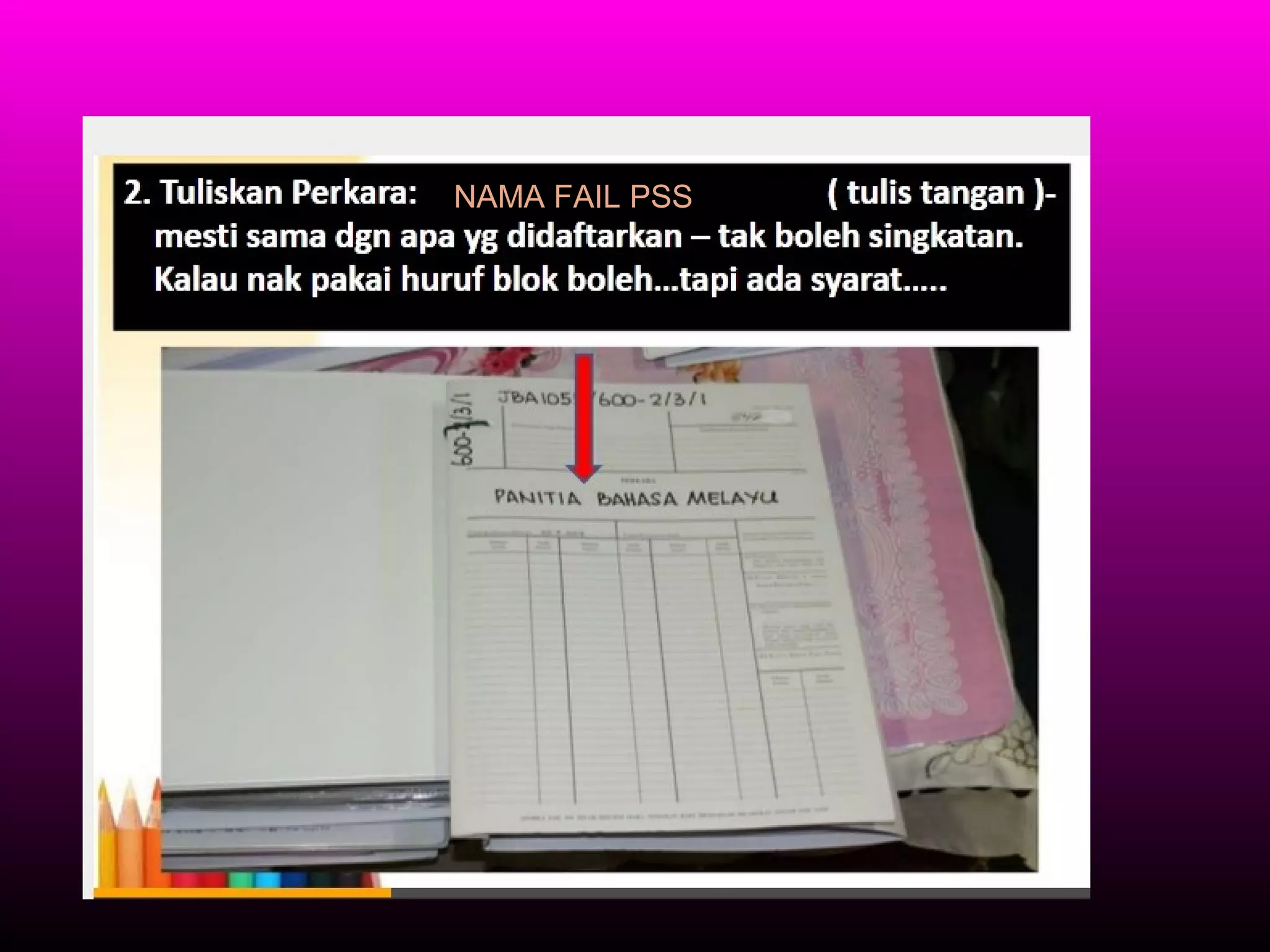 Sistem fail pusat sumber sekolah | PPT