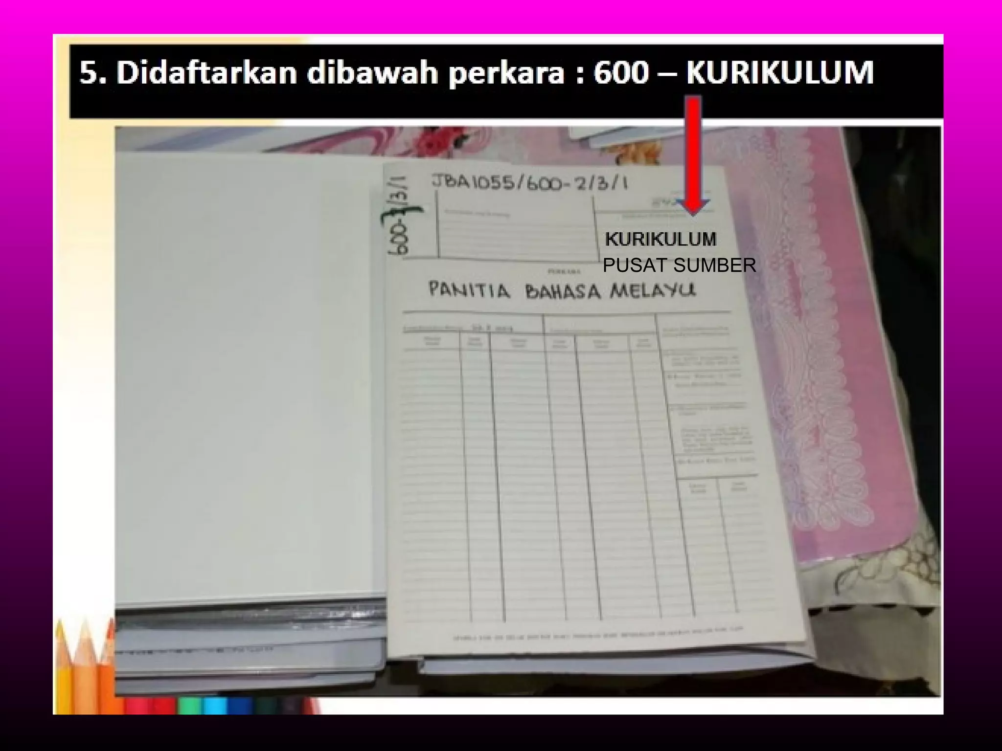 Sistem fail pusat sumber sekolah | PPT