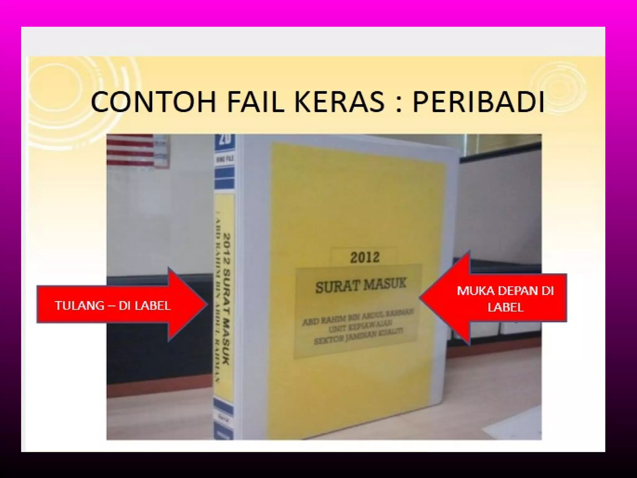 Sistem fail pusat sumber sekolah | PPT