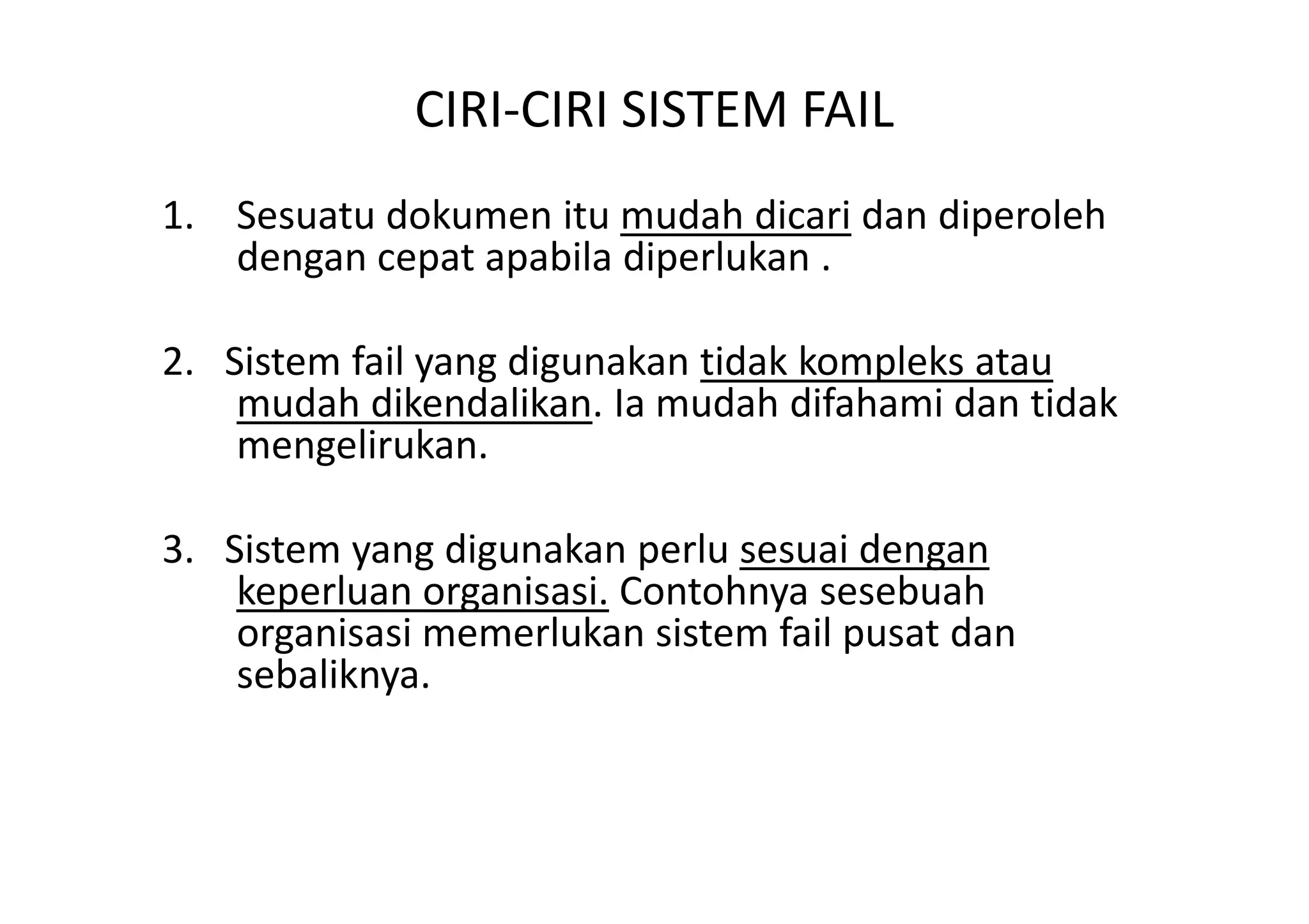 Sistem fail & surat menyurat | PDF
