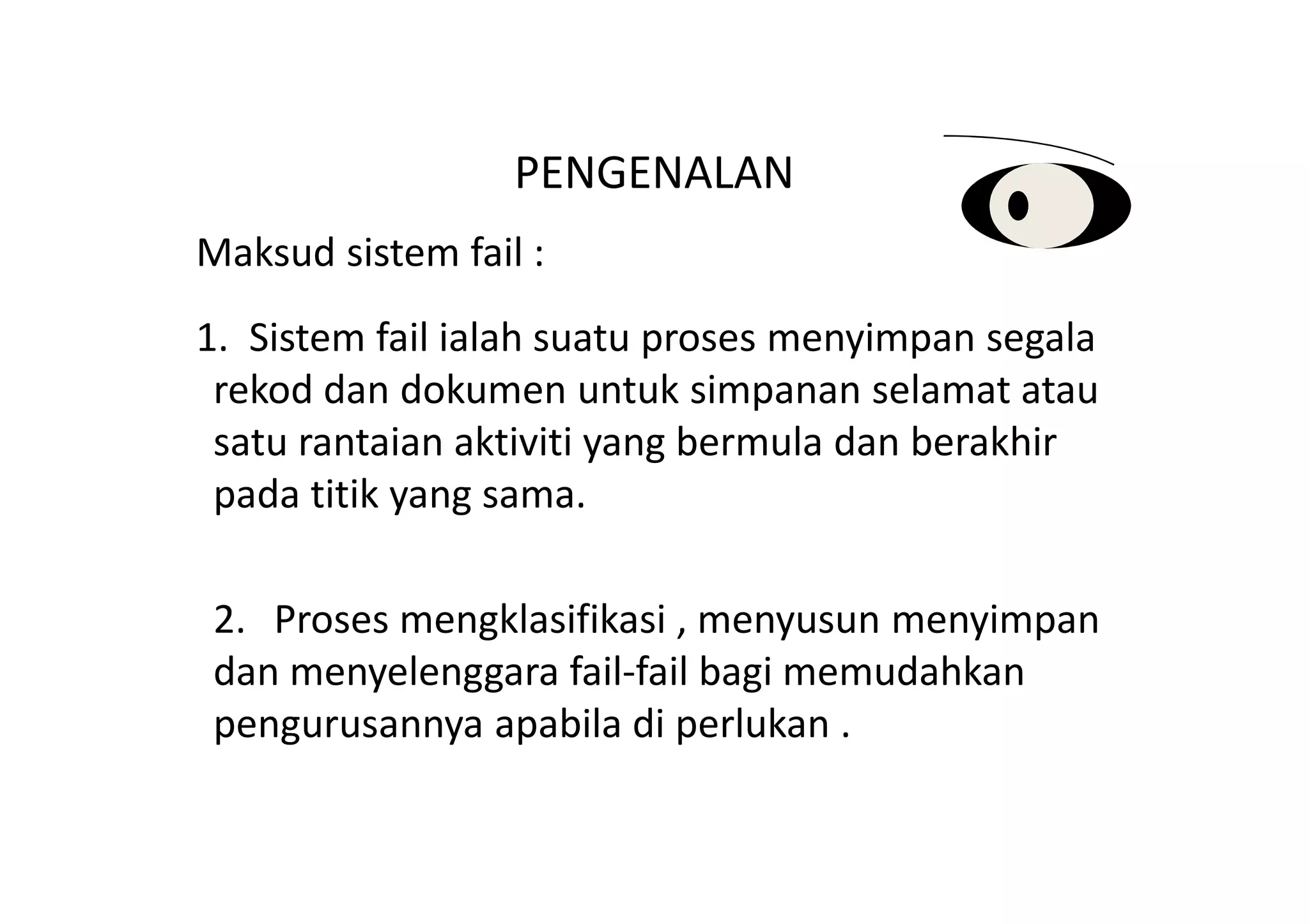 Sistem fail & surat menyurat | PDF