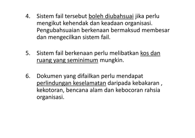 Sistem fail & surat menyurat | PDF