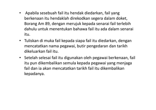 Sistem fail & surat menyurat | PDF