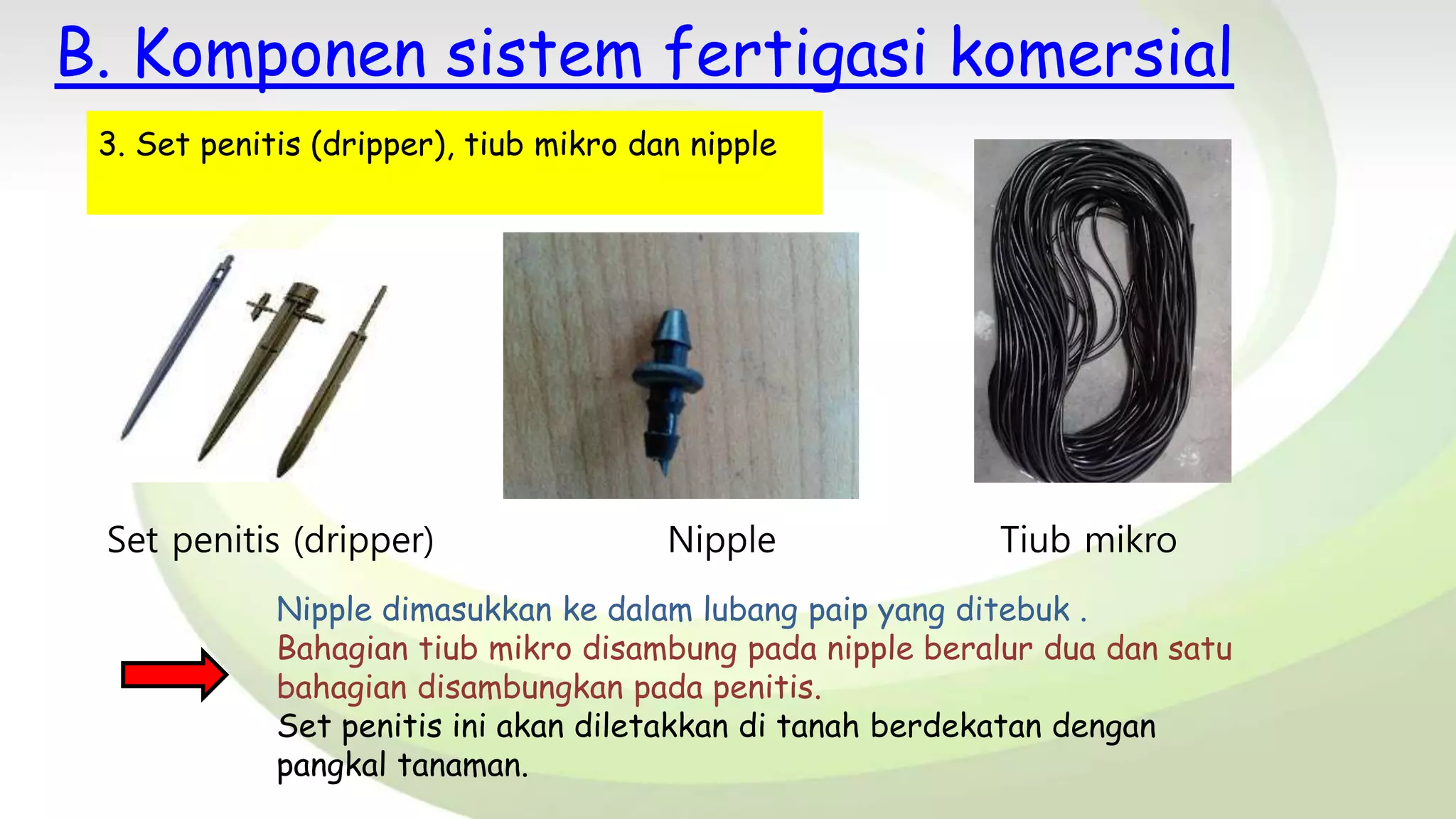 RBT TINGKATAN 1: BAB 5.1 Reka Bentuk Sistem Fertigasi RBT (Part 1) | PPTX