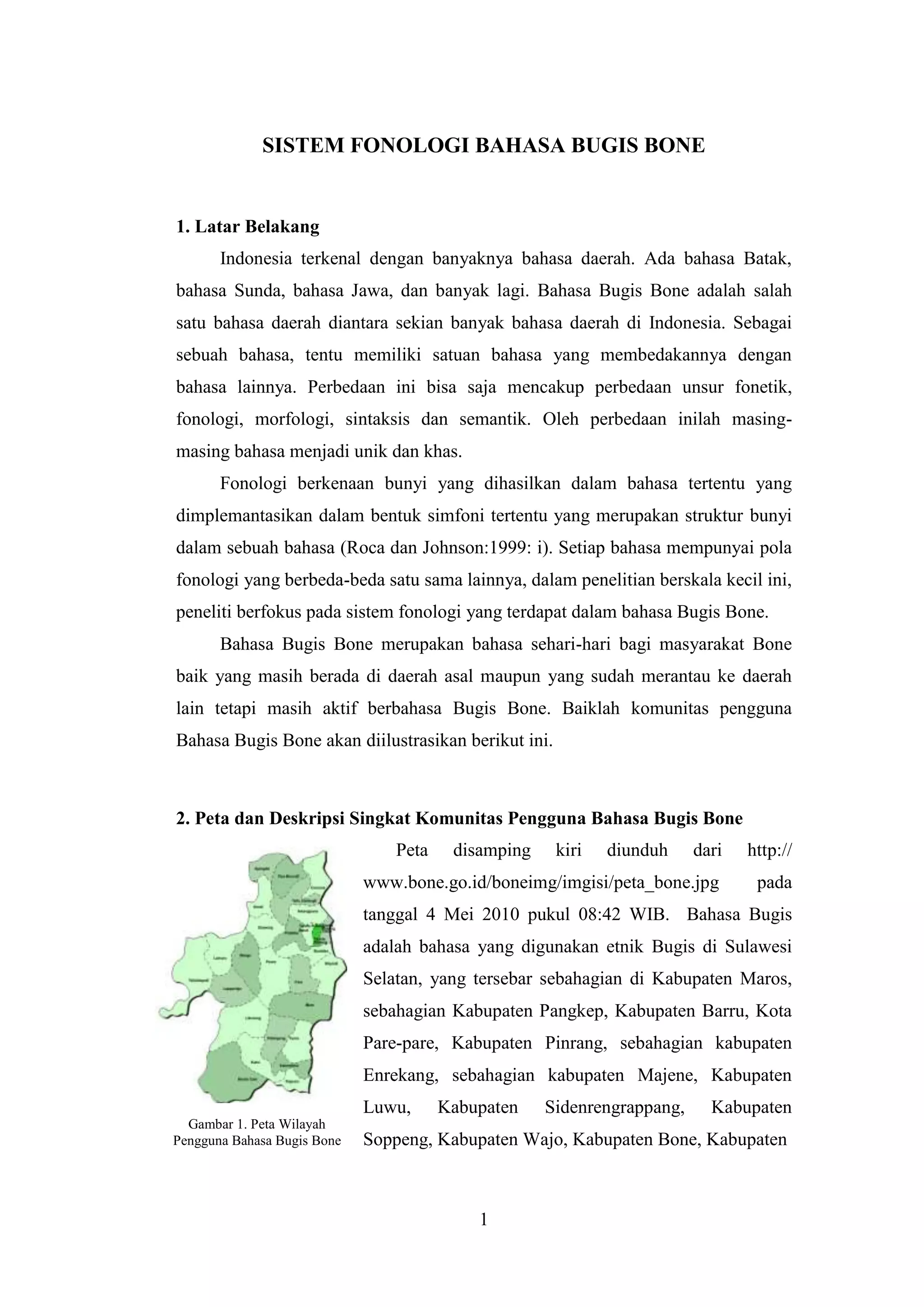Sistem Fonologi Bahasa Bugis Bone (sfbbb) kelompok jun, adral, yos ...