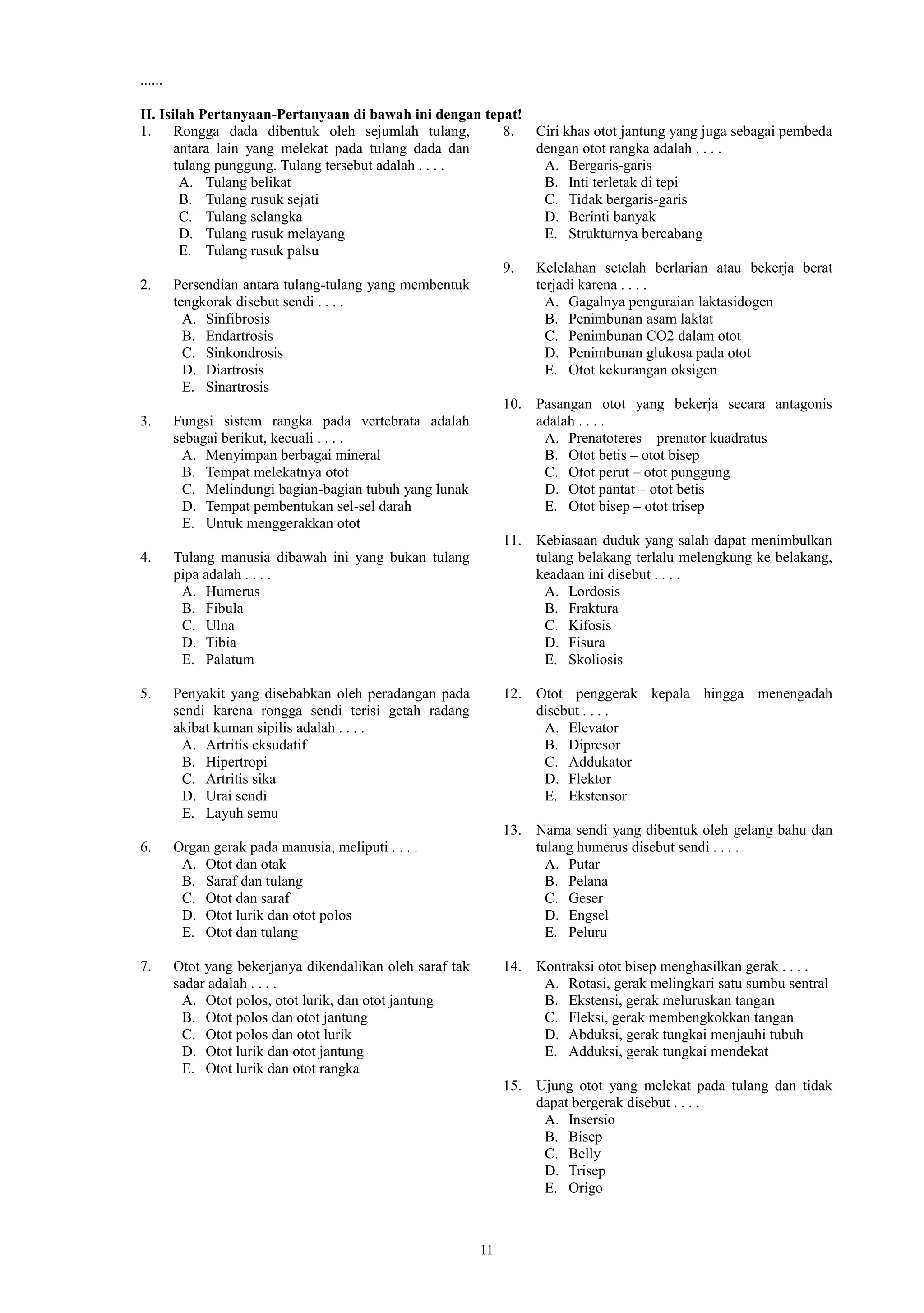 Sistem Gerak pada Manusia | PDF