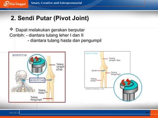 Sistem gerak pada manusia yang meliputi rangka dan sendi | PPT